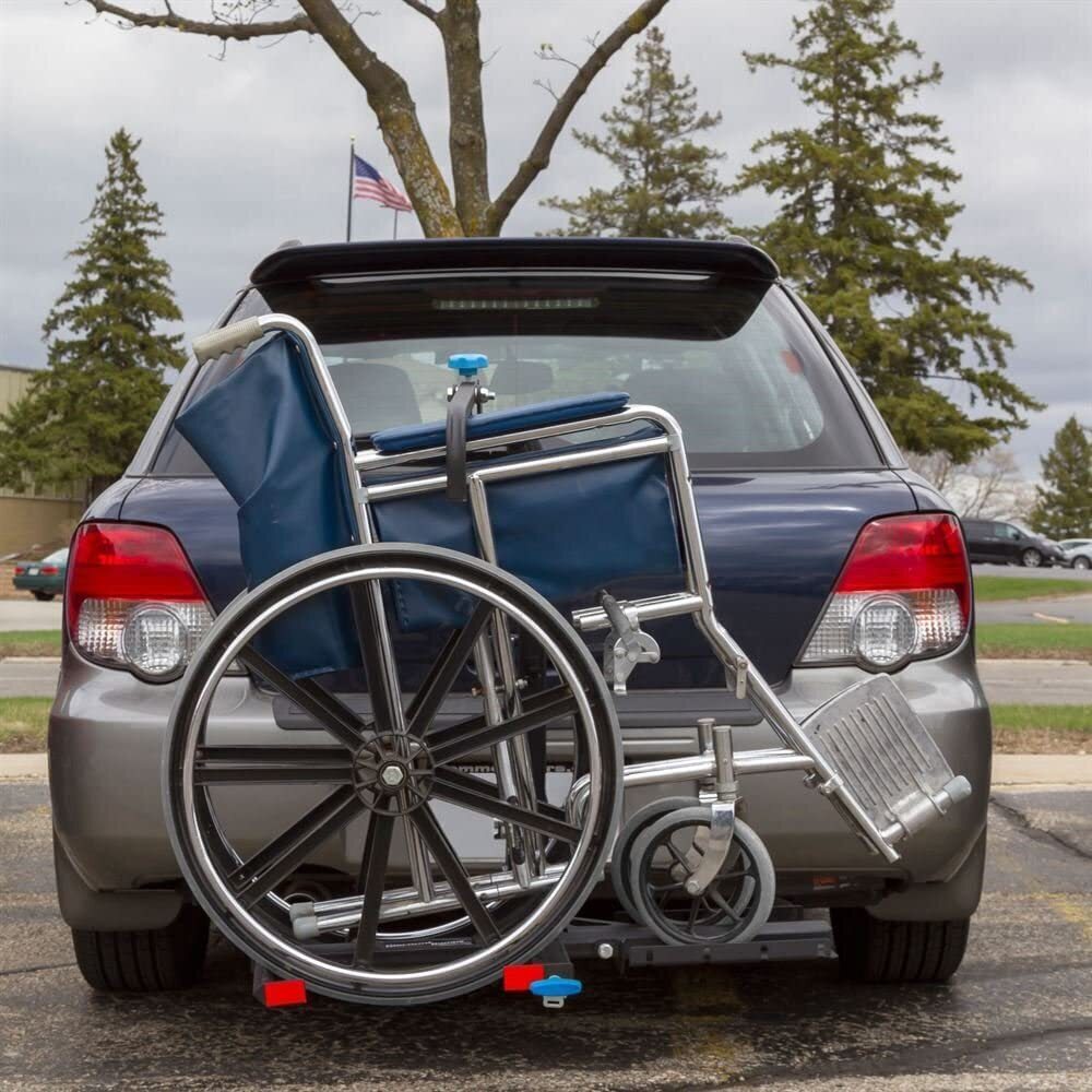 Wheelchair Carrier - Attaches To The Rear Tow Bar — Breeze Mobility