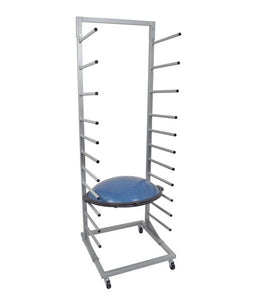 Balance Ball Dynaso Bosu / Foam Roller Storage Rack — Breeze Mobility
