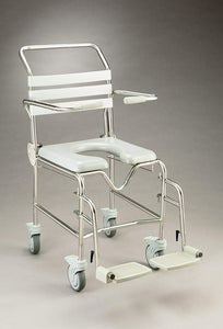 Juvo Mobile Shower Commode (Regular & Wide Seat Widths) — Breeze Mobility